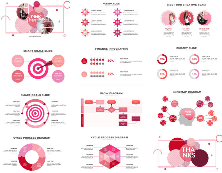 FREE Pink Design PowerPoint Presentation | 2021 & 2022 Design