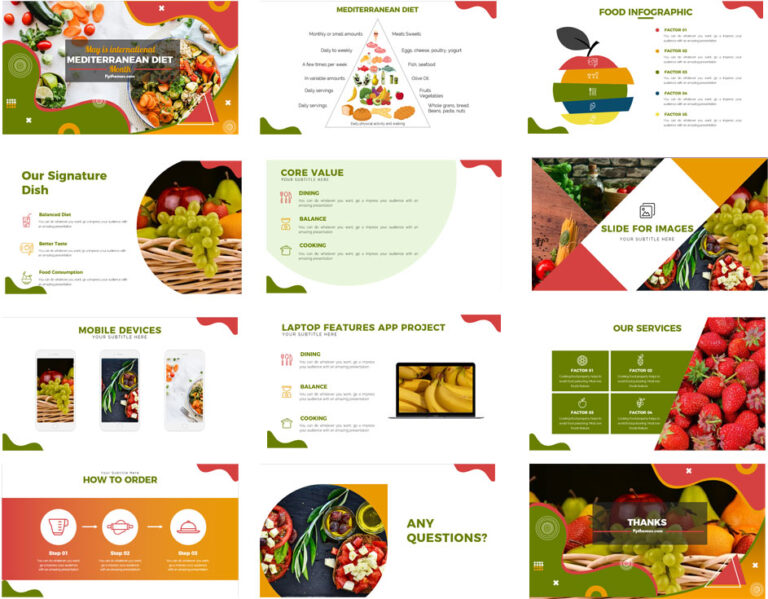 FREE Creative Mediterranean Diet PowerPoint Templates | 2021 Slides
